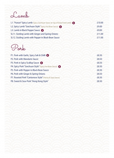 Al-A-CARTE MENU - The Welcome Chinese Restaurant