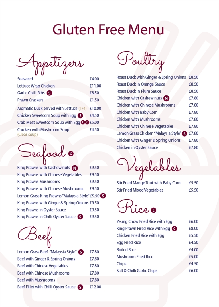TAKE AWAY - The Welcome Chinese Restaurant
